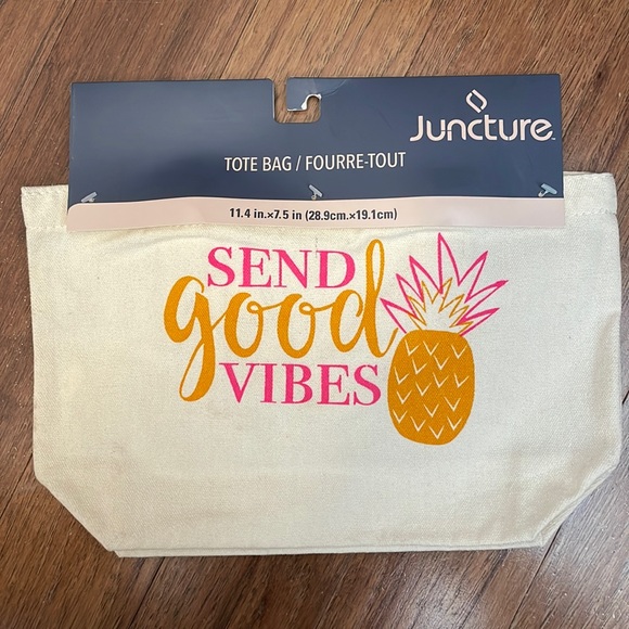 Juncture | Bags | Good Vibes Totebag Brand New | Poshmark